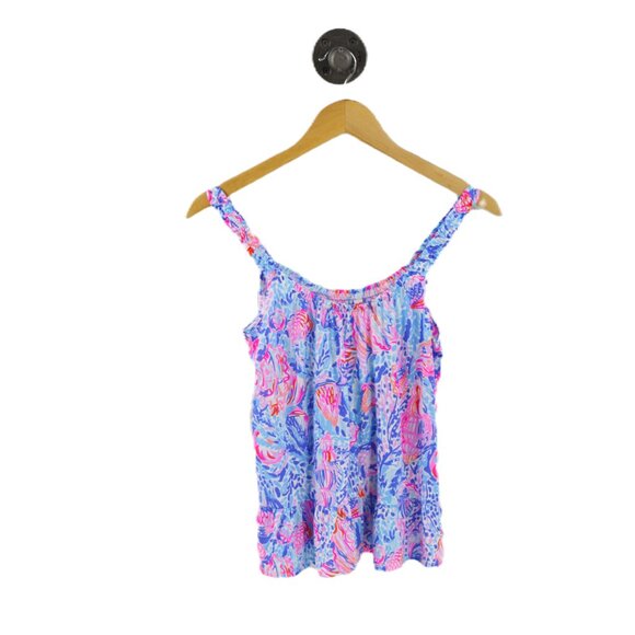 Lilly Pulitzer | Tops | Lilly Pulitzer Seashell Print Tank Top 2136 ...